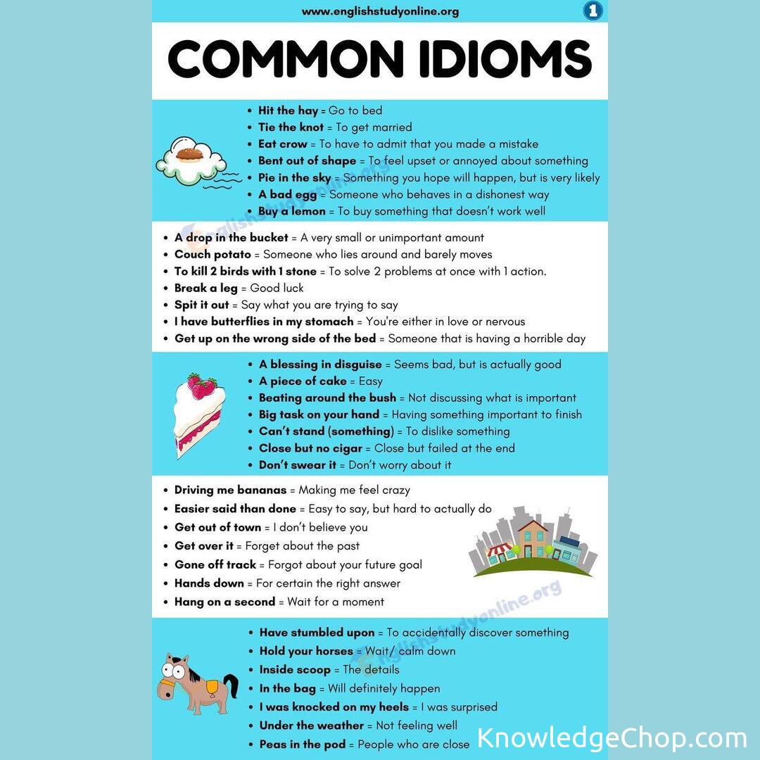 Common Idioms | 🥷 Knowledge Ninja