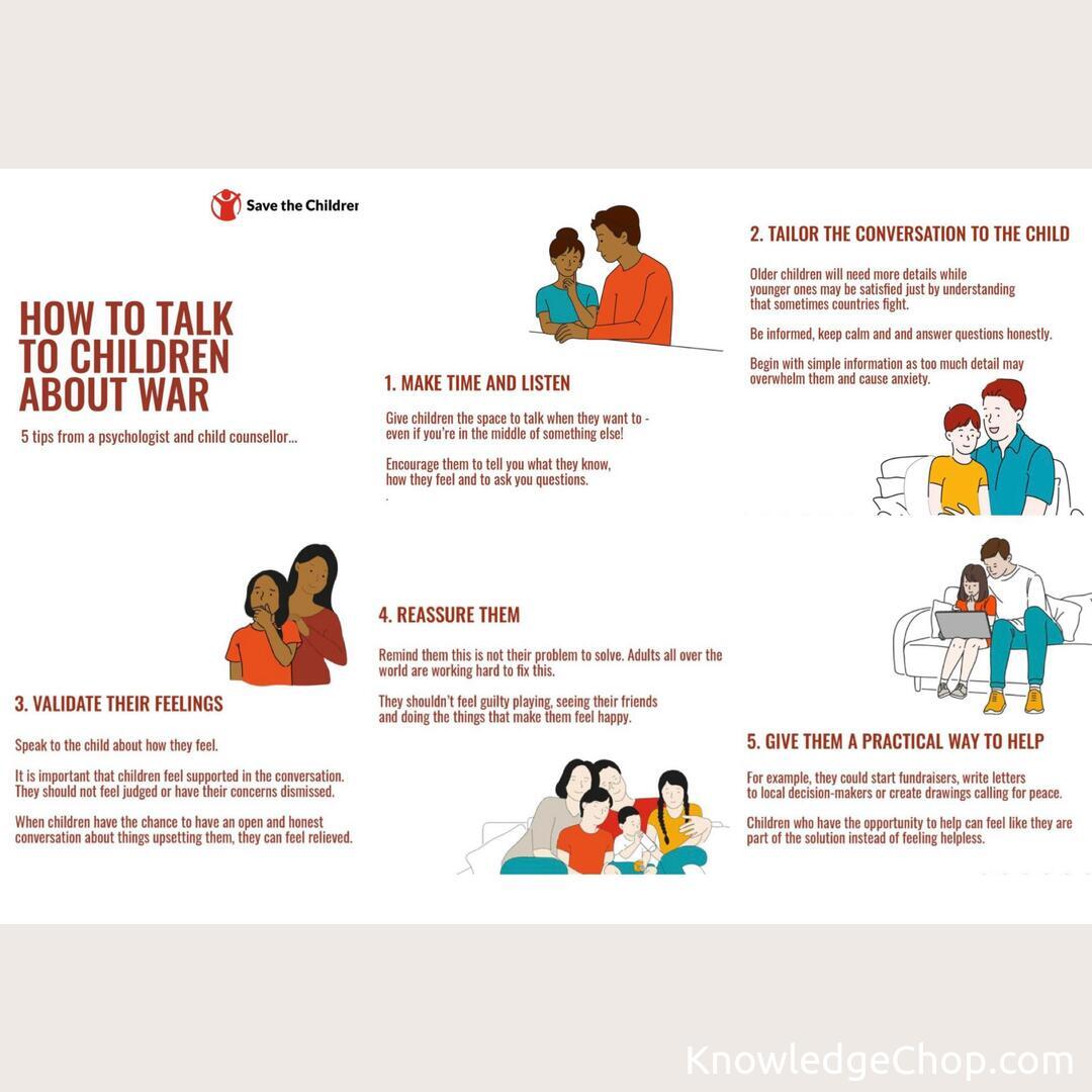 How to talk to your children about war | 🥷 Knowledge Ninja