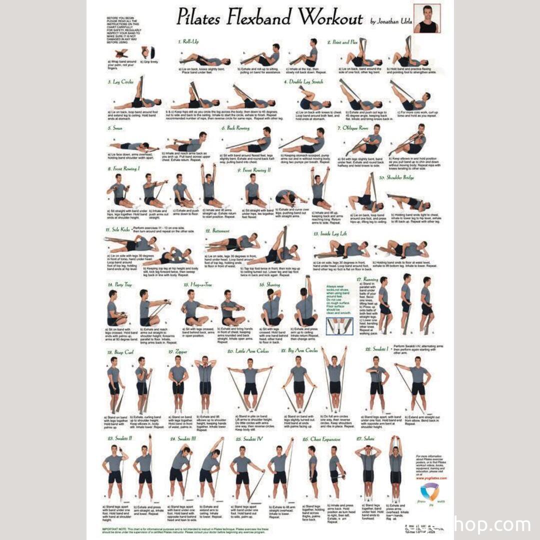 Pilates Flex Band Workout | 🥷 Knowledge Ninja