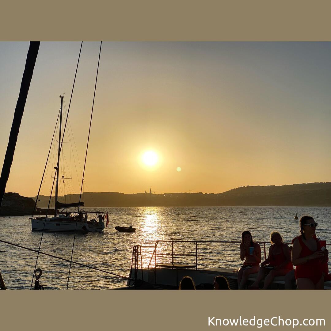Maltese Sunset. I love the Mediterranean. | 🥷 Knowledge Ninja