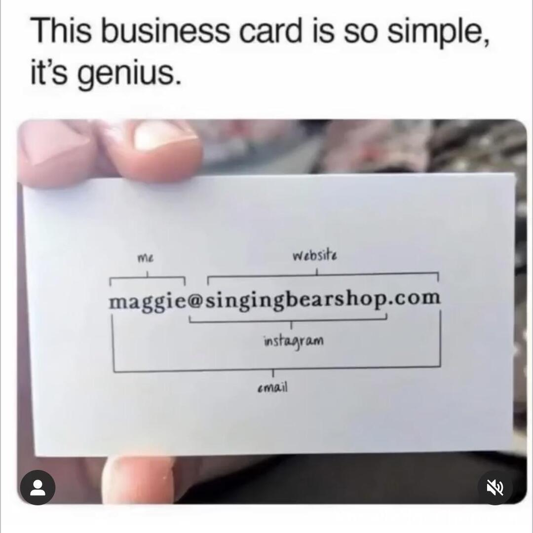 Chef kiss at the genuine genius here.