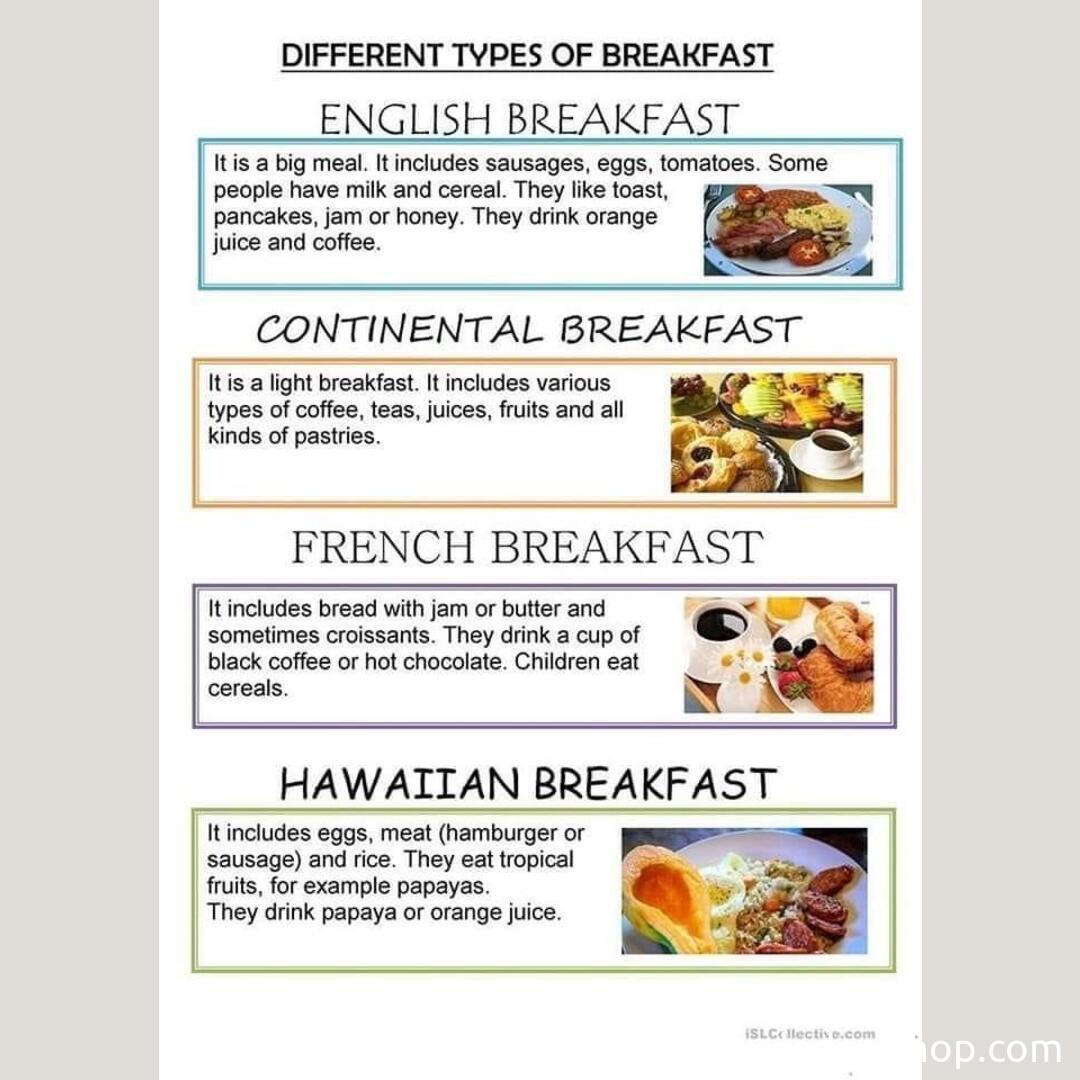 Types of Breakfast | 🥷 Knowledge Ninja