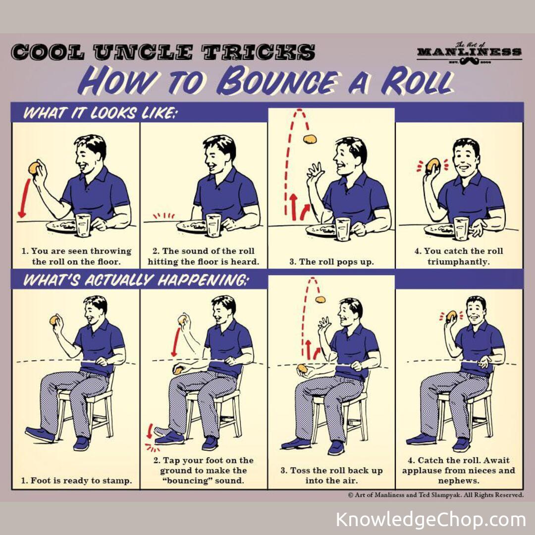 How to bounce a Roll | 🥷 Knowledge Ninja