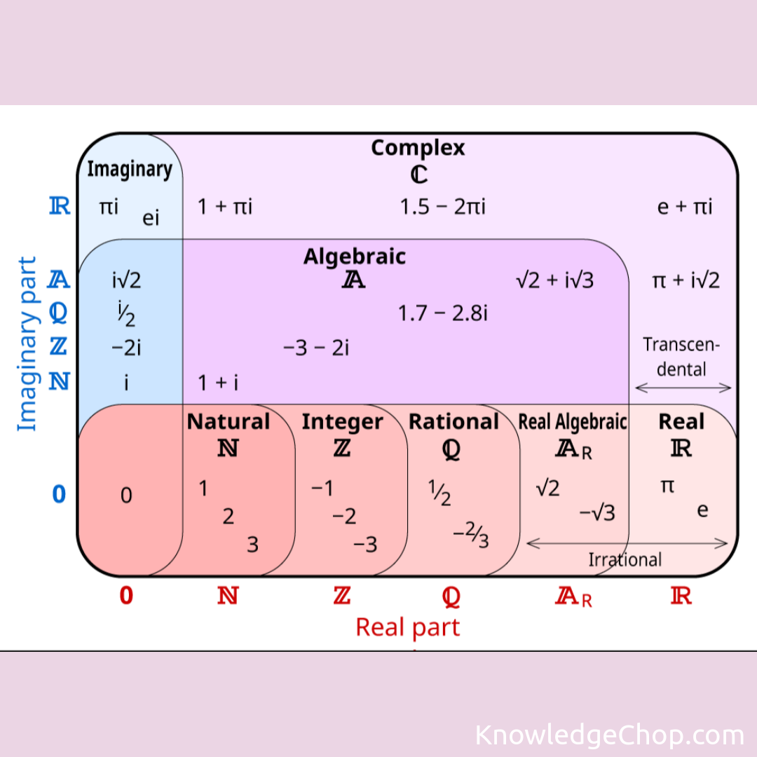 Types Of Numbers In Maths with Examples And Symbols Knowledge Ninja